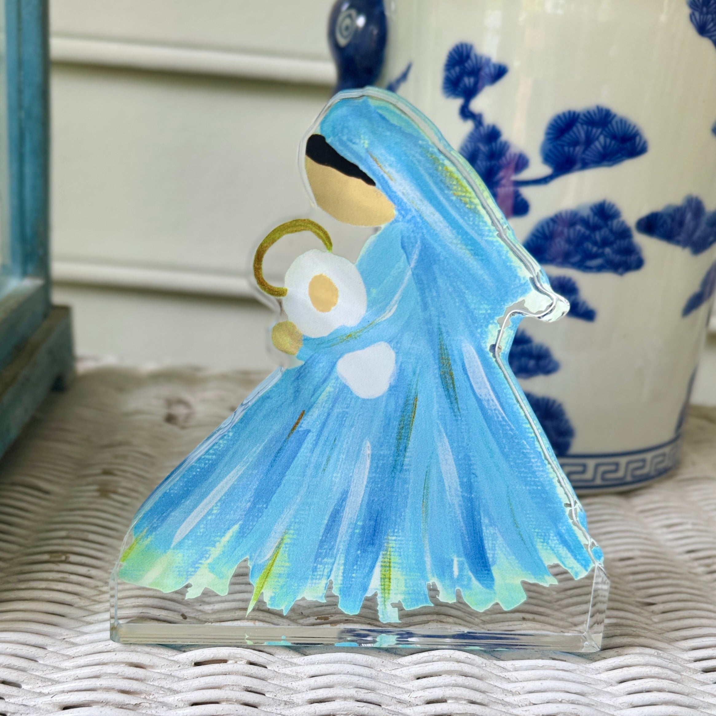 Acrylic Block Madonna and Child Art – Lemondaisy Design