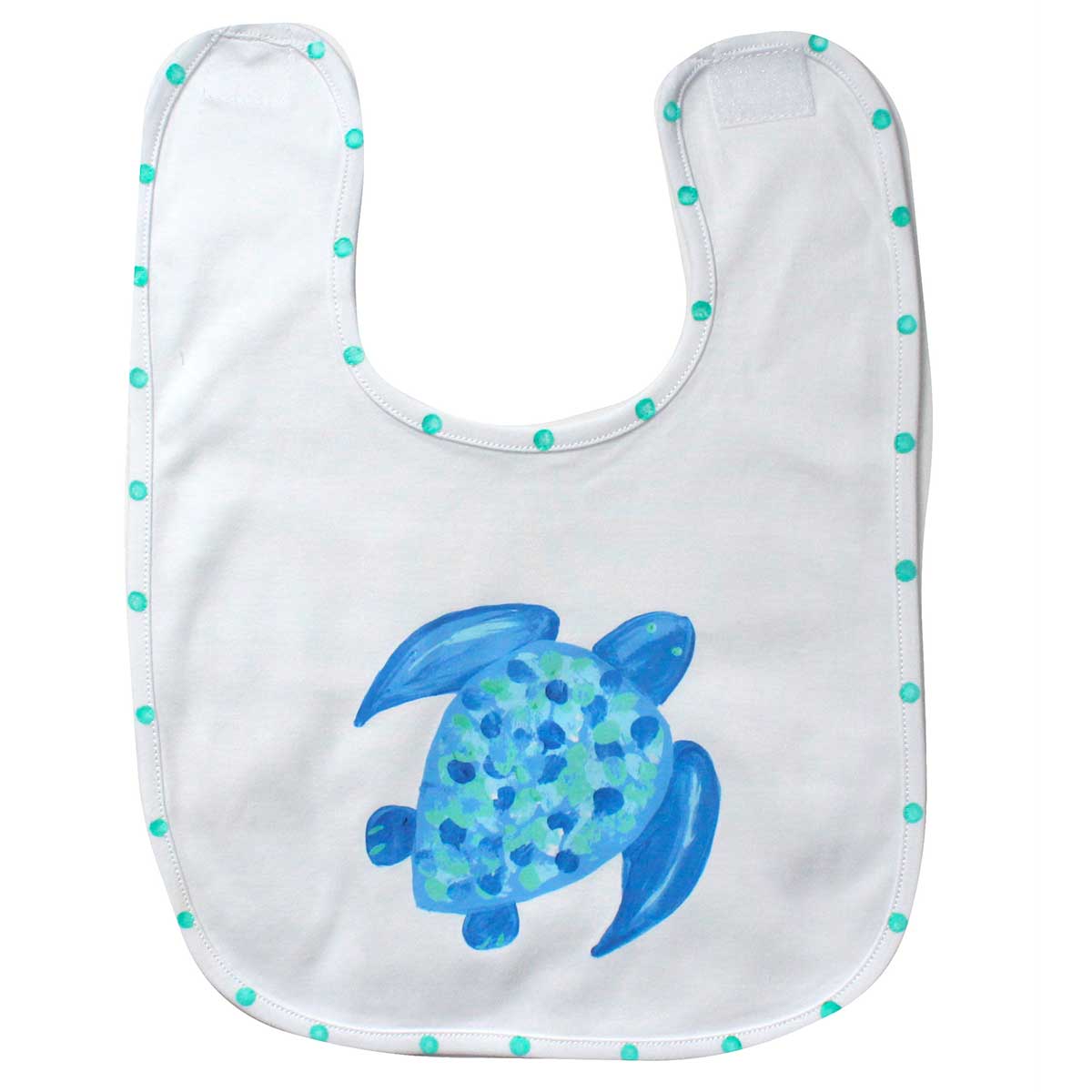 Blue Sea Turtle Bib | Baby Boys & Girls Clothing | Lemondaisy Baby ...